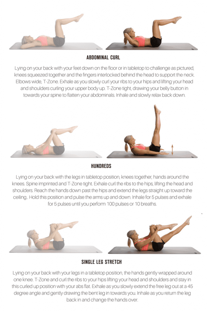 5 min ab workout Studio Pilates